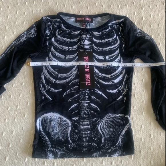 Dolls Kill | Tops | Dolls Kill Skeleton See Through Shirt Trickz N ...